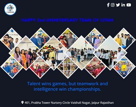 Liyan It Solution On Linkedin Anniversarycelebration