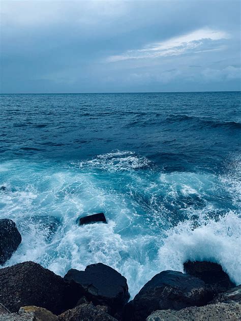 Download Rocky Seaside In Libya Wallpaper