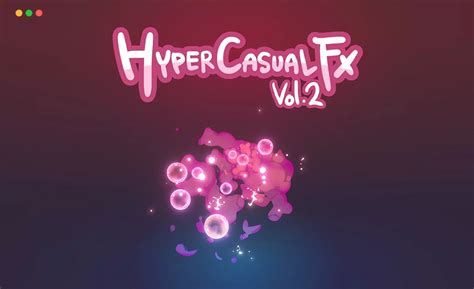 Unity特效 休闲游戏特效包 Hyper Casual Fx Pack Vol 2 Cgalpha