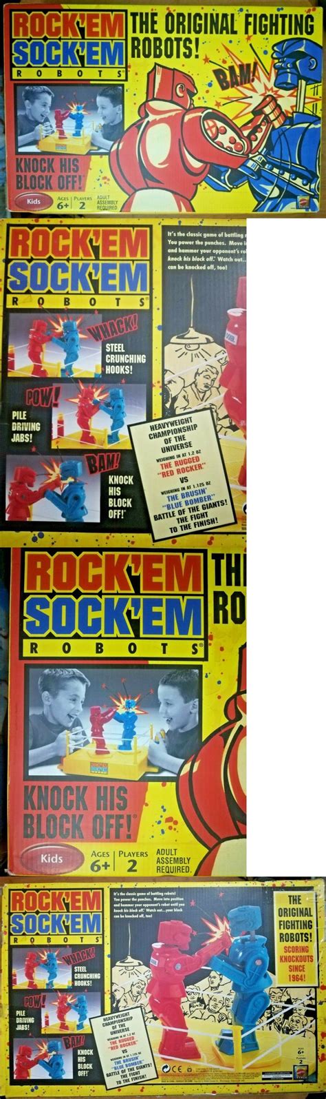 Pre 1970 19199 Rockem Sockem Original Fighting Dueling Robots 2008