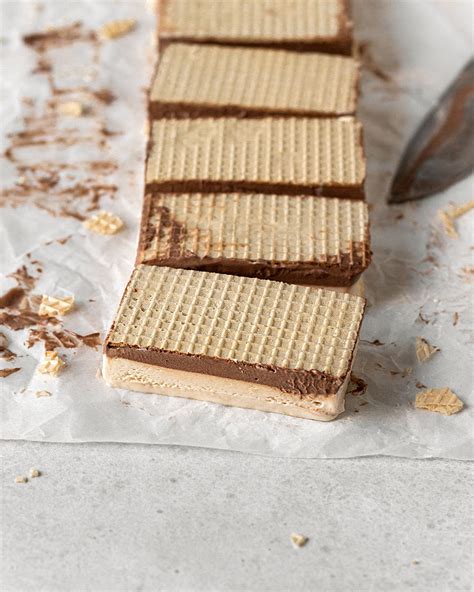 No Churn Kinder Bueno Ice Cream Sandwiches The Sweet Balance