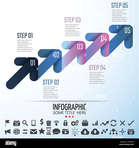 Infographics Design Templatevector Illustration Stock Vector Image