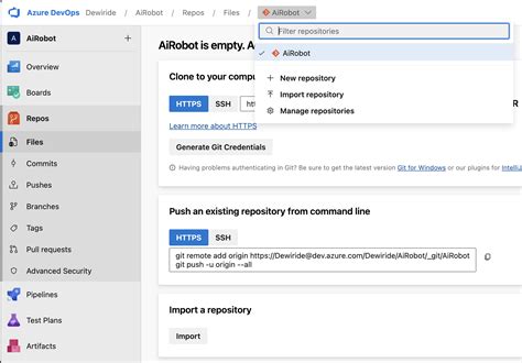 Push Your Code To Azure DevOps Repository From Microsoft Visual Studio Dewiride Developer Blogs