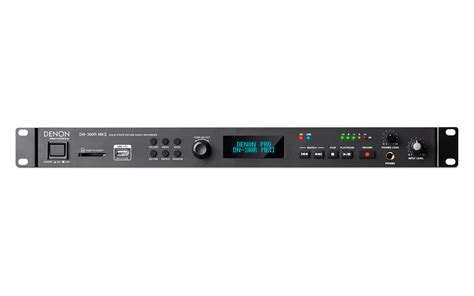 Denon Dn 300r Mkii 1u Solid State Audio Recorder With Safety Track