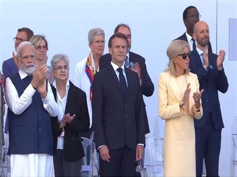 Pm Modi Attends Bastille Day Parade As Guest Of Honour Indian Soldiers