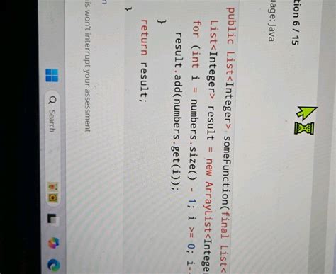 Tion 6 15 Rage Java Public List Somefunction Studyx