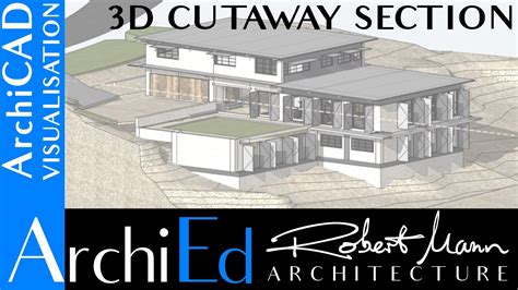 ArchiCAD D Cutaway Section YouTube