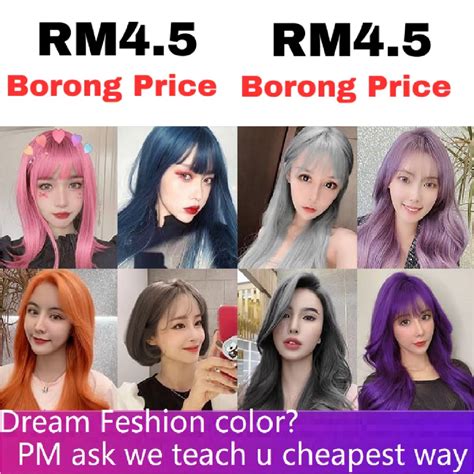 Hair Dyerambut Pewarna Hair Colour Cream 100ml Hair Dye Pewarna