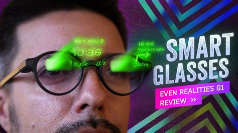 Even Realities G1 The Pebble Of Smart Glasses Youtube