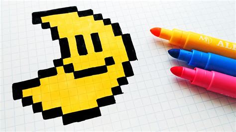 Handmade Pixel Art How To Draw A Moon Pixelart