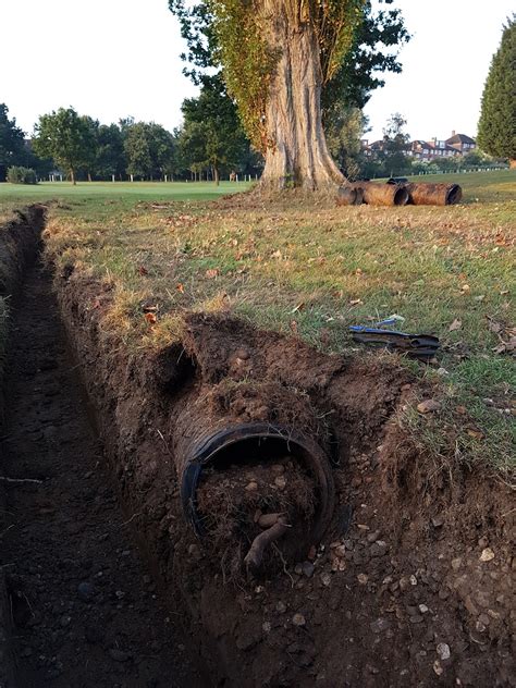 Muswell Hill Golf Club Fairway Drainage Works Update 1