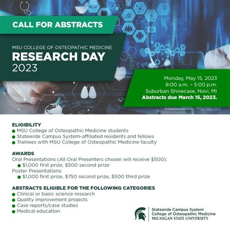 You Are Invited To Participate In The First Annual Msucom Research Day