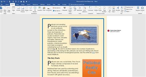 Word 2019 Mos Exam Insert Ribbon Practice Diagram Quizlet