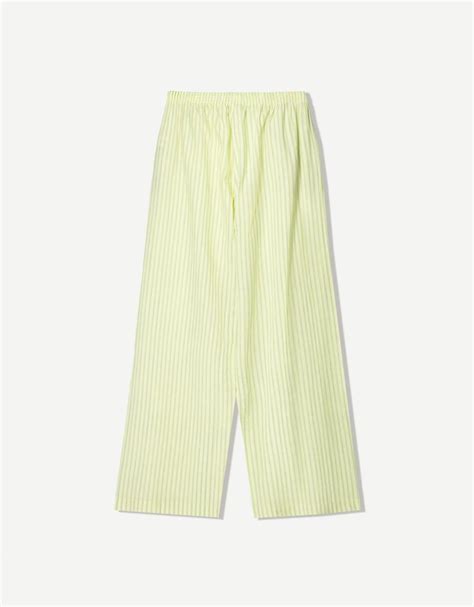 Wide Leg Trousers Women Bershka