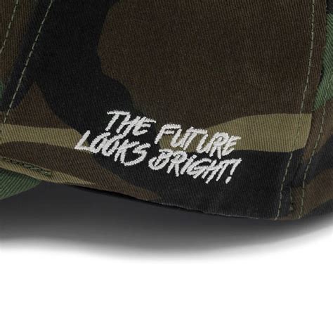 Vt Shield Logo Future Looks Bright Camo Flex Fit Hat Valuetainment Store