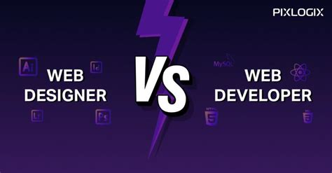 Pixlogix Infotech Pvt Ltd On Linkedin Web Designer Vs Web Developer Whats The Difference