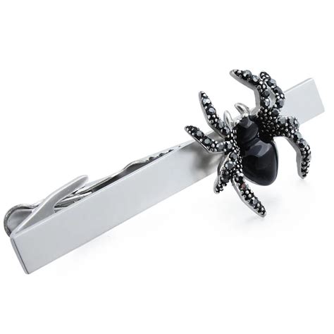 Buy Hawson Black Spider Tie Clips For Mens Necktie