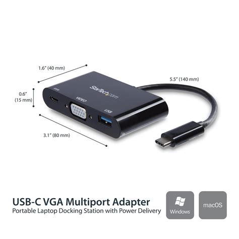 STARTECH USB C VGA Multiport Adapter At Rs 11920 Piece New Delhi ID 25742516530