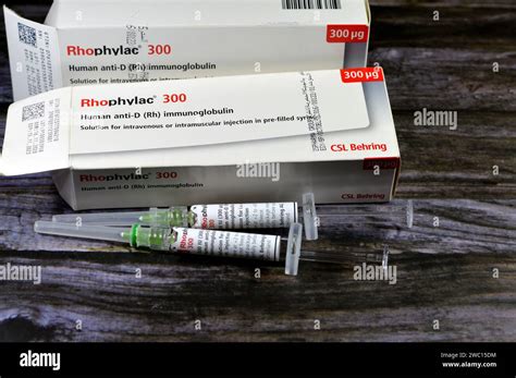 Cairo Egypt January 11 2024 Human Anti D Rh Immunoglobulin