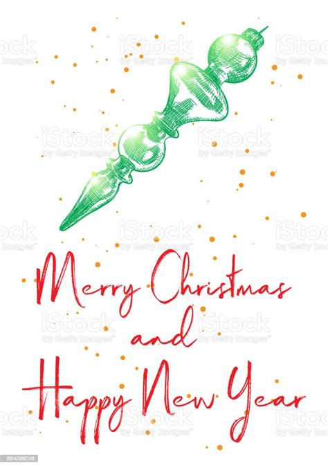 손으로 그린 크리스마스 인사말 카드입니다 초대장 포스터 태그에 대 한 좋은 인쇄 축제 배너에 그려진된 만화 스타일 모던과 클래식 빈티지 그림 벡터입니다 개성 개념에 대한