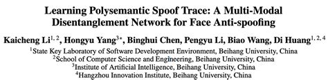 [paper Review] Aaai23 — Learning Polysemantic Spoof Trace A Multi Modal Disentanglement