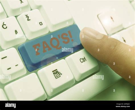 Text Sign Showing Faq Business Photo Showcasing A List Of Questions And Answers Relating To A