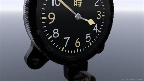 Japanese Clock Gauge 3d Model By Carlo Cestra