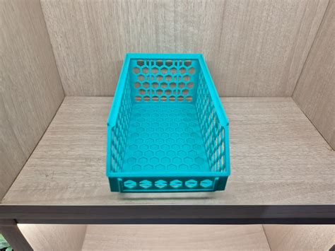 Low Weight Stackable Bin Basket Organizer Remixed By Zanza Makerworld