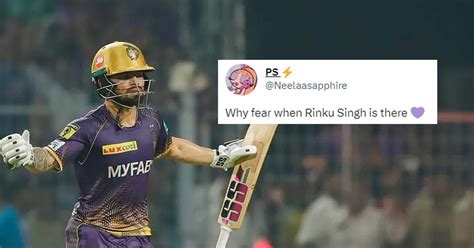 Why Fear When Rinku Singh Is There Fans Set Twitter Ablaze Celebrating