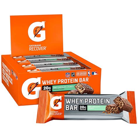 20 Gatorade Protein Bars Nutrition Facts