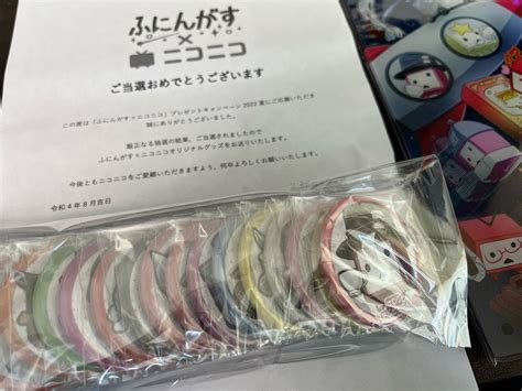 🎥ベホイミproject🎮tas魔理沙の人🛁ニコニコサウナ部 On Twitter 参加者特権で全員分頂きました。缶バッジが入る痛