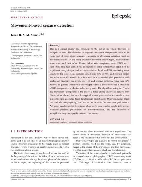 pdf movement‐based seizure detection