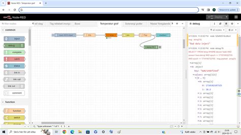 Bad Data Inject In Cart Dashboard Node Red Forum