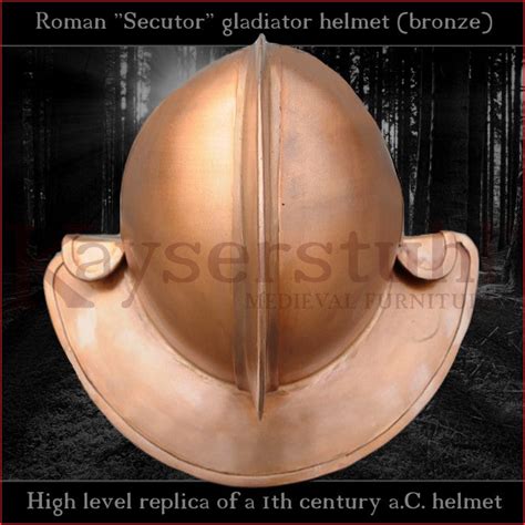 High Level Replica Secutor Helmet Bronze Kayserstuhl Reenactment Gear