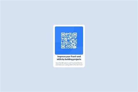 Frontend Mentor Qr Code Components Using Html And Css Coding