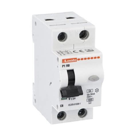 Lovato Residual Current Circuit Breaker With Overcurrent Protection
