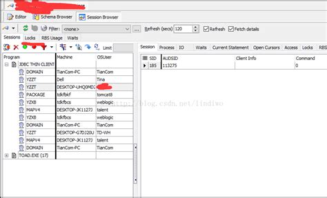 Toad For Oracle查看锁表和解锁被锁住的表 Csdn博客