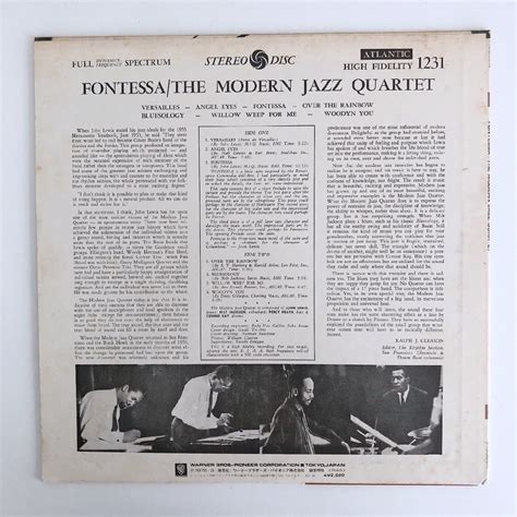 Yahoo Lp The Modern Jazz Quartet Fontessa Mjq