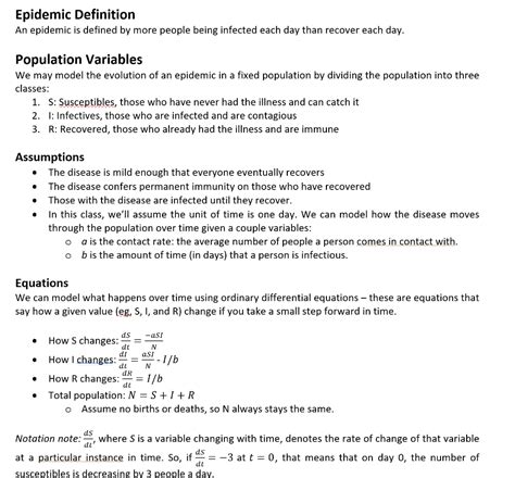 Epidemic Definition An Epidemic Is Defined By More