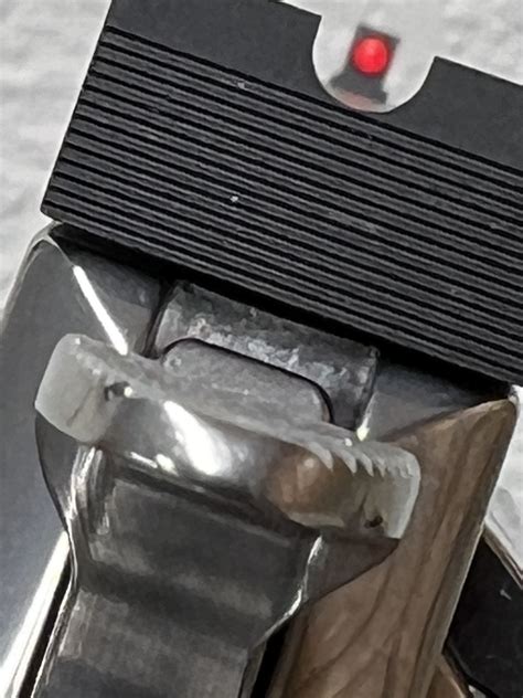 Wilson Python U Rear Sight And Red Fiber Optic Colt Forum