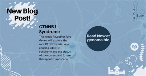 La Jolla Labs Inc On Linkedin Searching For A Cure For Ctnnb1 Syndrome