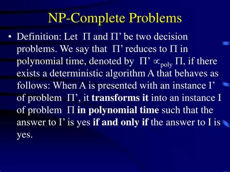 PPT NP Complete Problems PowerPoint Presentation Free Download ID