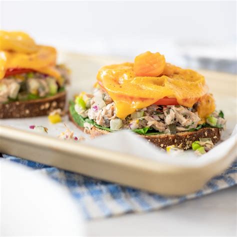 Dill Pickle Tuna Melt Recipe Bank Fraiche Table