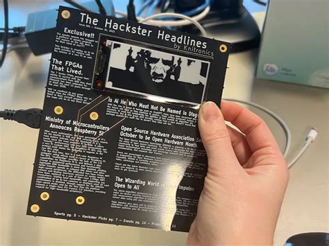 Harry Potter Newspaper Powered By Raspberry Pi Zero Piday Raspberrypi Adafruit Industries