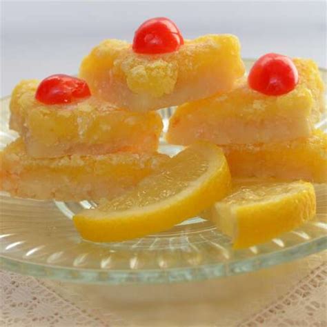 Luscious Lemon Triangles Recipe
