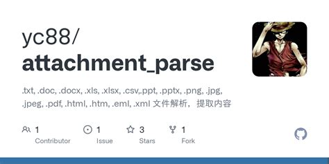 Github Yc88 Attachment Parse Txt Doc Docx Xls Xlsx Csv