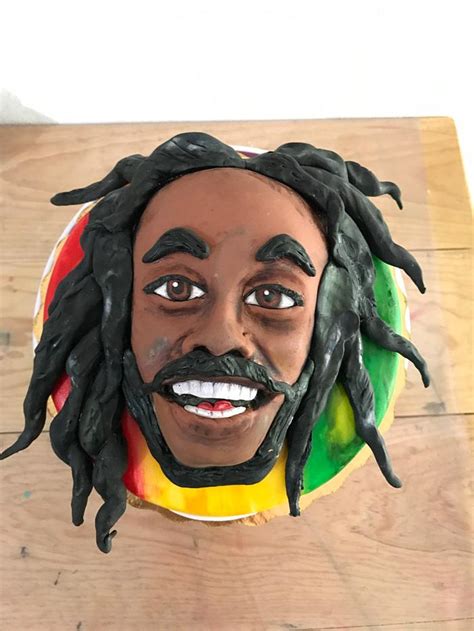 Bob Marley Cake Decorated Cake By Dulcemantequilla Cakesdecor