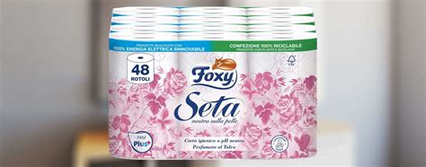 Carta Igienica Foxy Seta 200 Strappi X 48 Rotoli A PREZZO SCORTA
