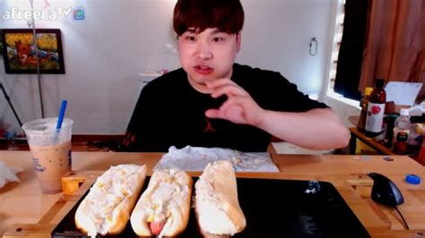 생 떵개먹방 새우치킨 크림새우 먹방 아프리카tv Vod