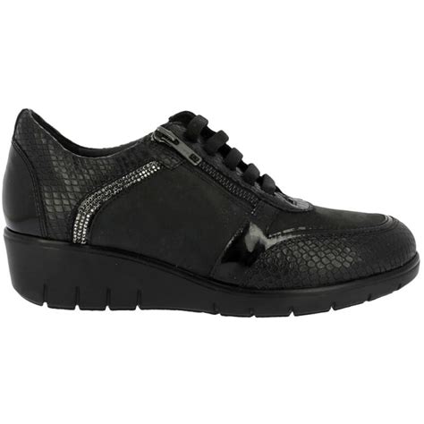 Deportiva Para Mujer Doctor Cutillas 60351 Escamas Negro